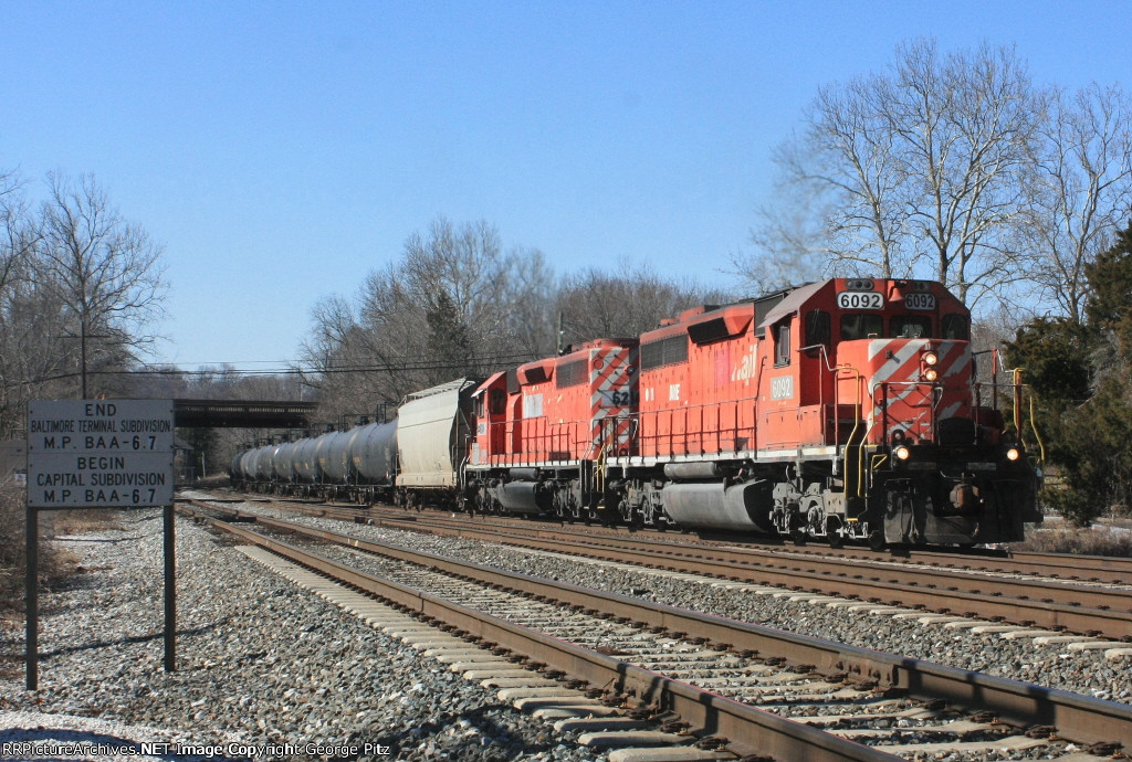 DME 6092 and train K630